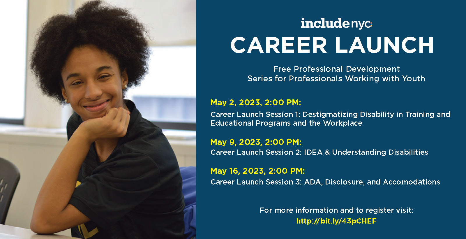 Career Launch Workshop Series | INCLUDEnyc