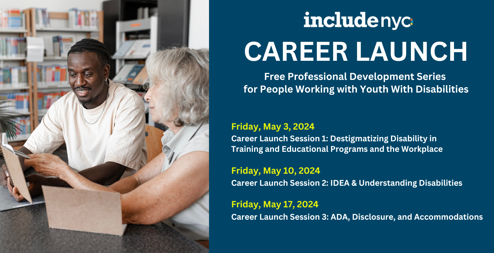 Career Launch Workshop Series | INCLUDEnyc